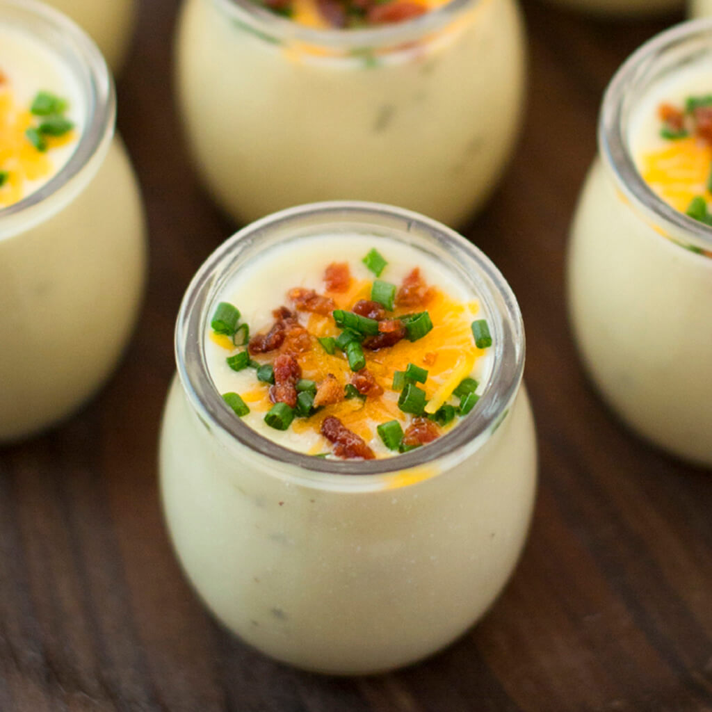 Creamy Potato Soup Shooters - Bear Creek